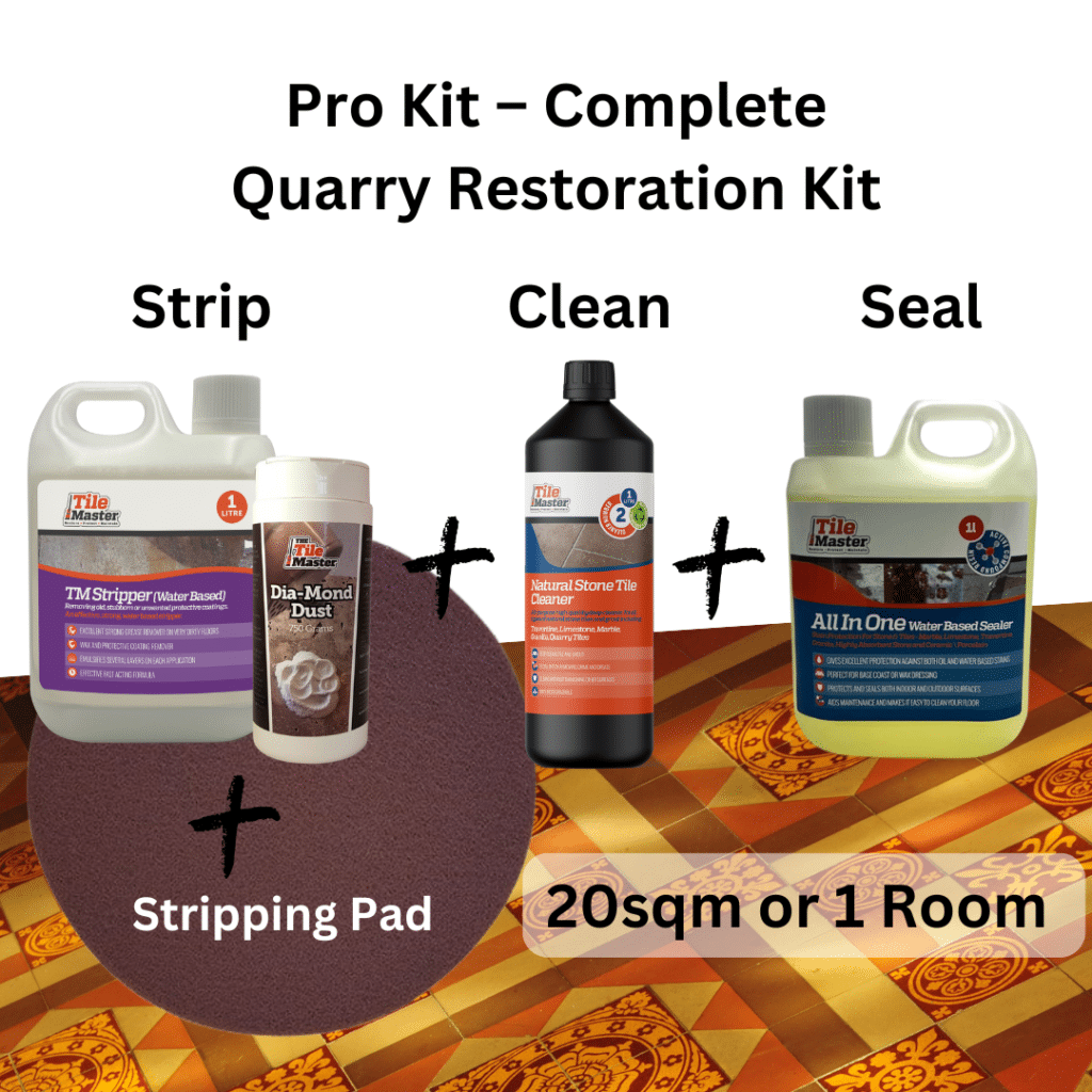 Buy Pro Kit – Complete Quarry Tile Restoration Kit - 20 sqm Online | UK ...